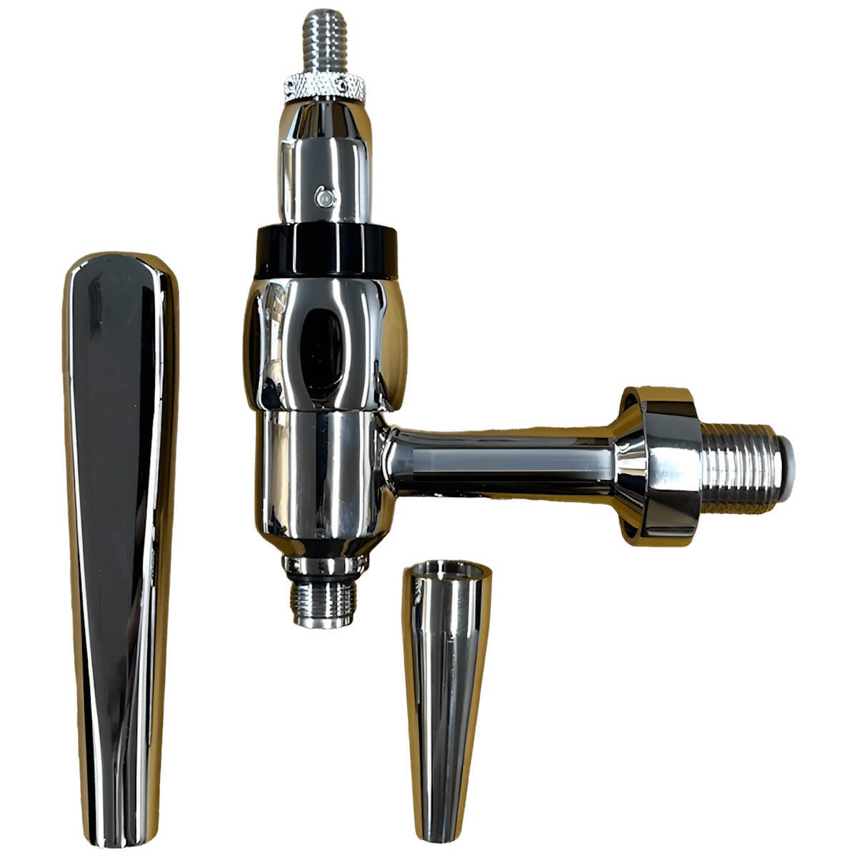 Chrome Beer Tap with 5/16 Inlet for Smooth Dispensing – Morepour Drinks ...