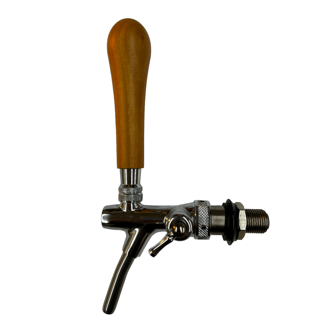 Wooden Threaded Beer Tap Handle for Compensator Taps